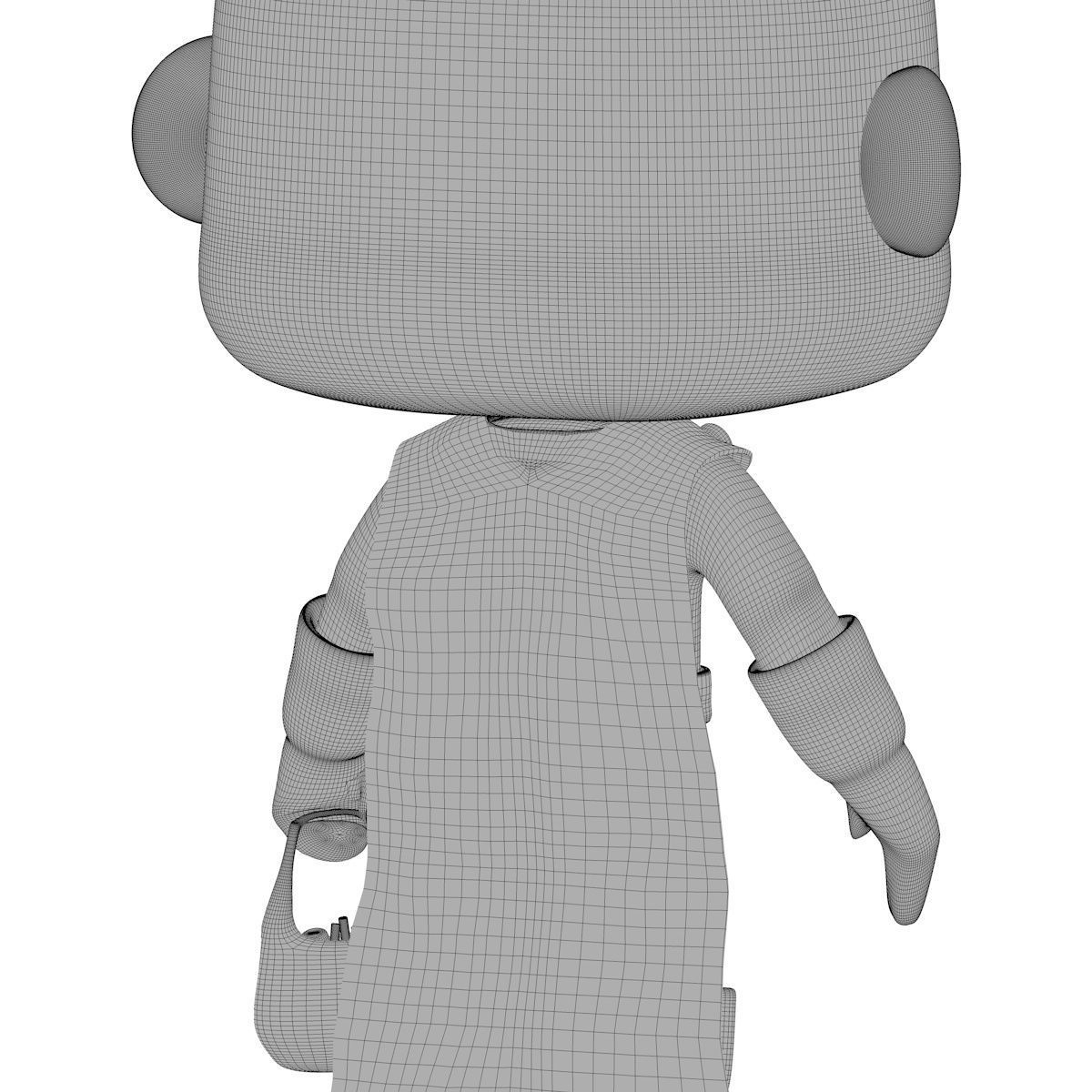 Mini Saitama One Punch Man Big Head 3D model | CGTrader