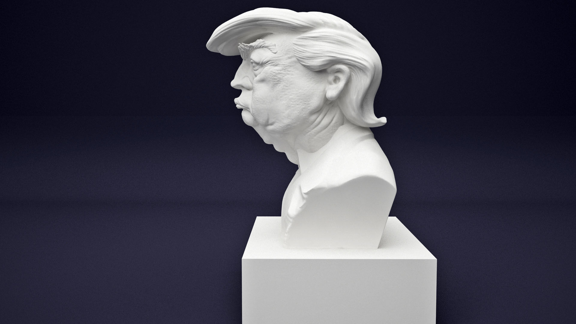 Donald Trump 3D model 3D printable | CGTrader