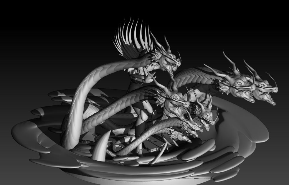 Shiryu - Saint Seiya 3D model 3D printable | CGTrader