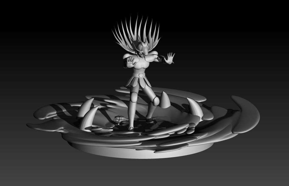 Shiryu - Saint Seiya 3D model 3D printable | CGTrader