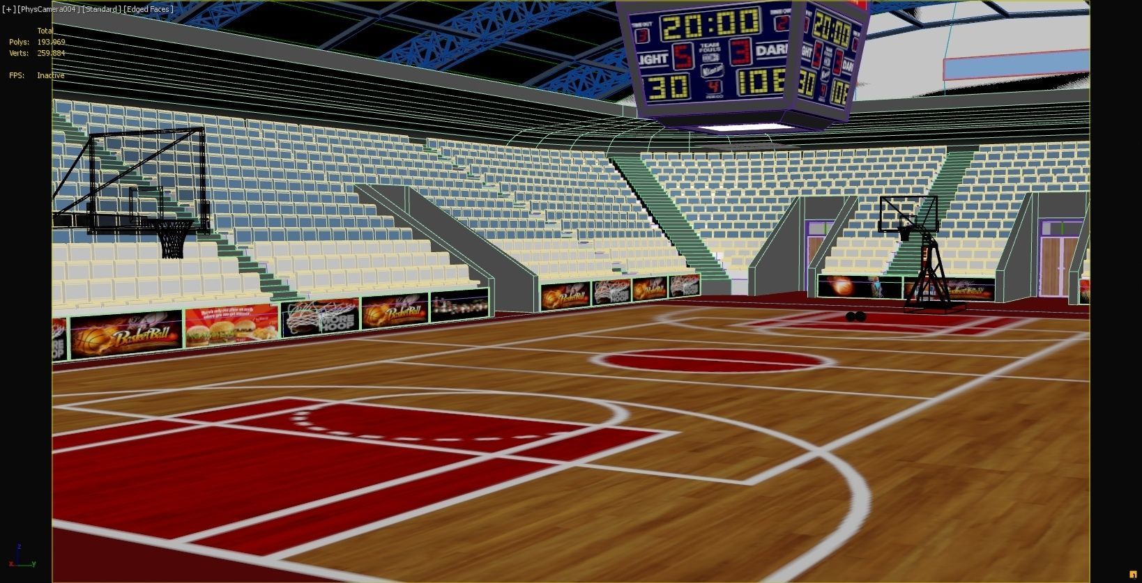 Basketball Arena 3D model | CGTrader