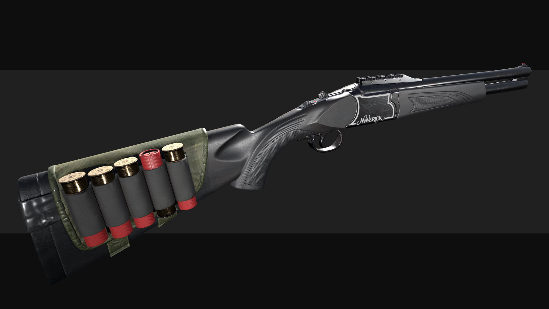 3D model Mossberg Maverick HS12 VR / AR / low-poly | CGTrader