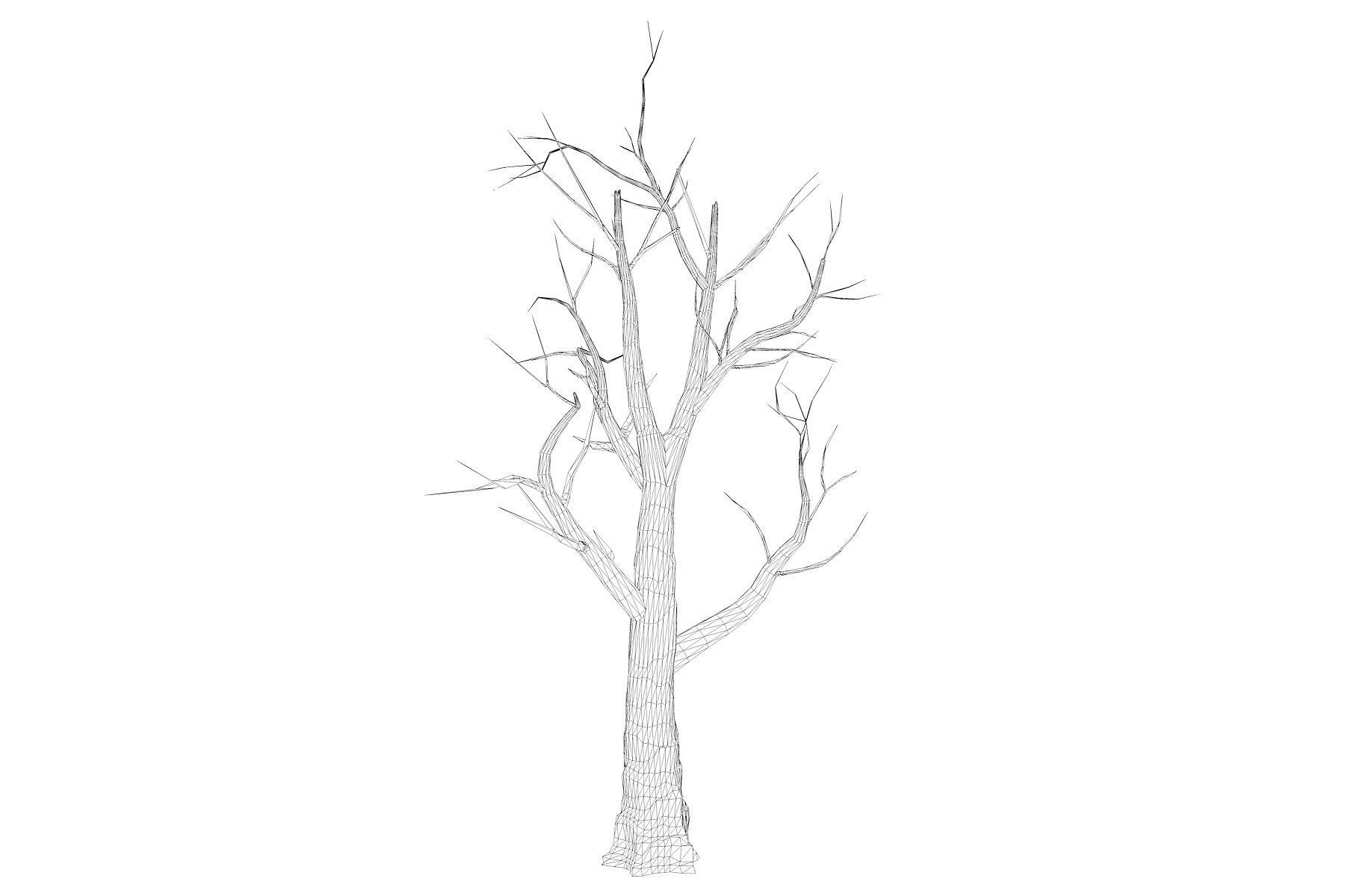 3D model Low Poly Dead Tree Pack VR / AR / low-poly | CGTrader