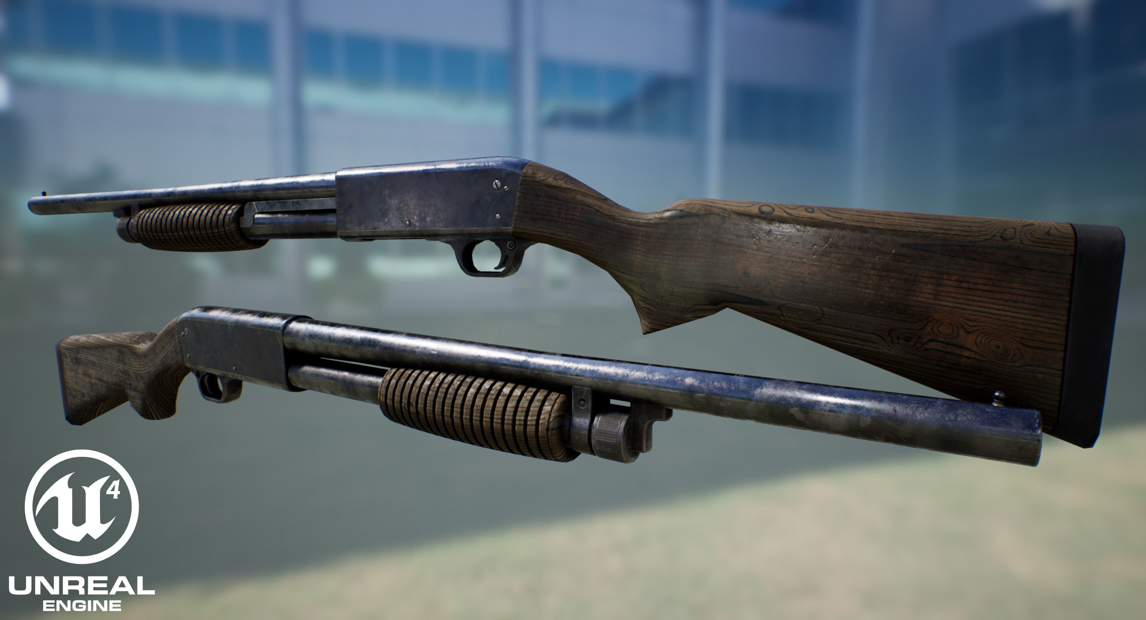 3D model Ithaca M37 PBR VR / AR / low-poly | CGTrader