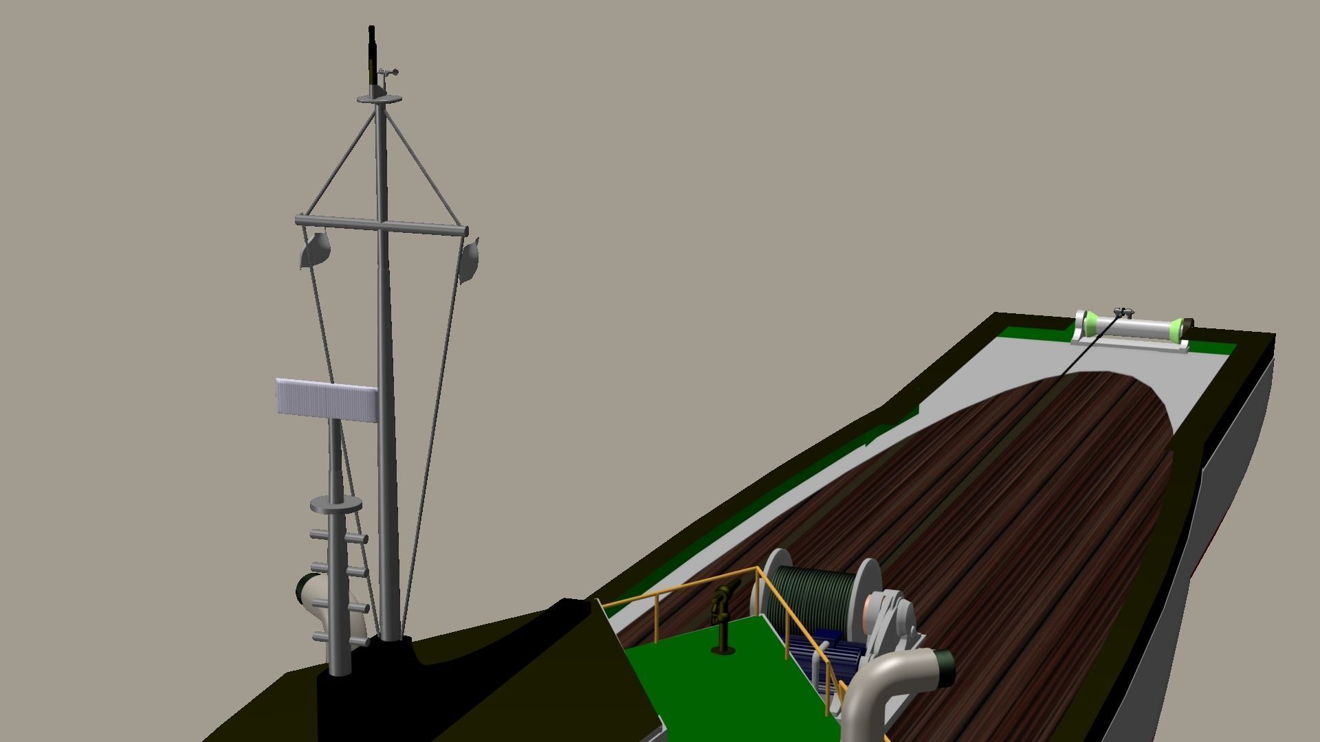 Oil Field Logistic Supply Vessel LSV 3D model | CGTrader