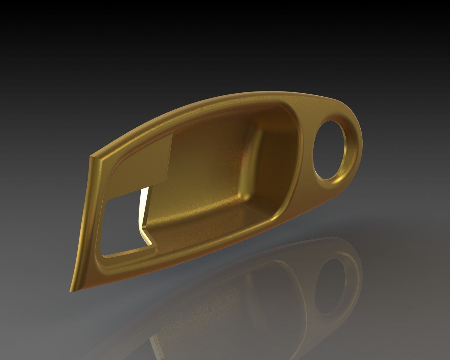 Door Handle Bezel 3D model | CGTrader