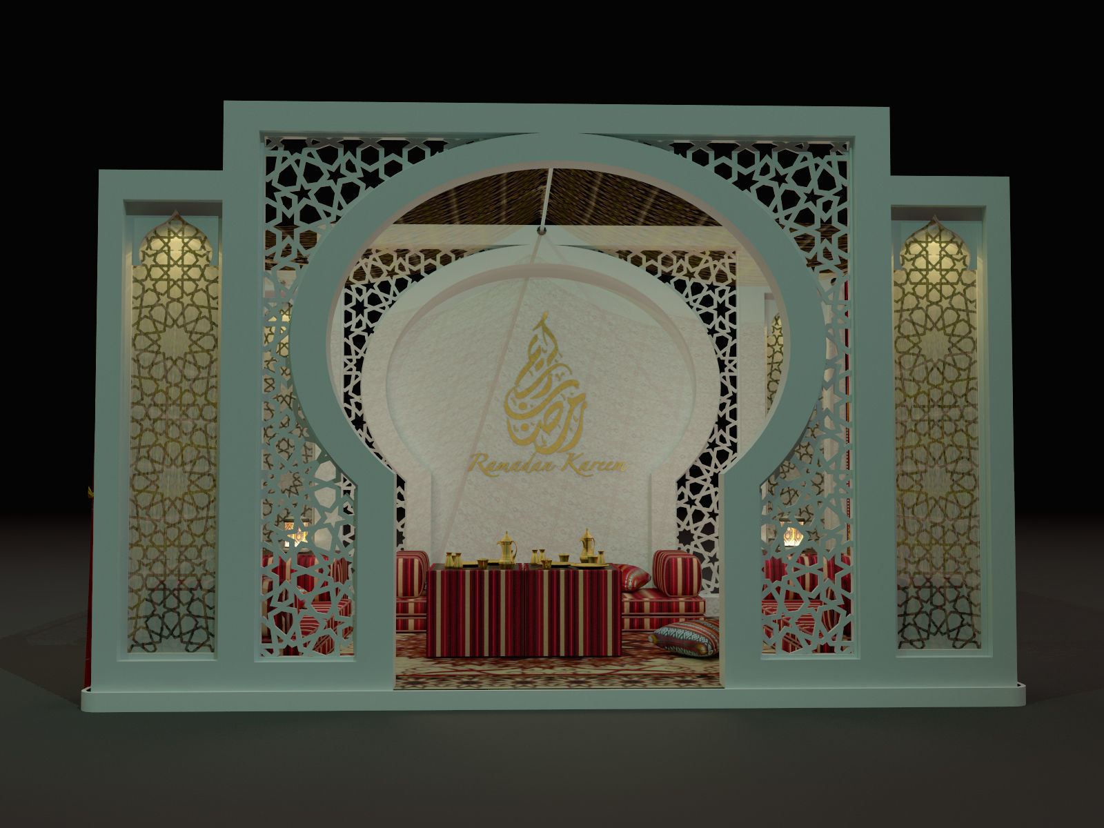 arabic cubicle 3mx3m saadu design 3D model | CGTrader