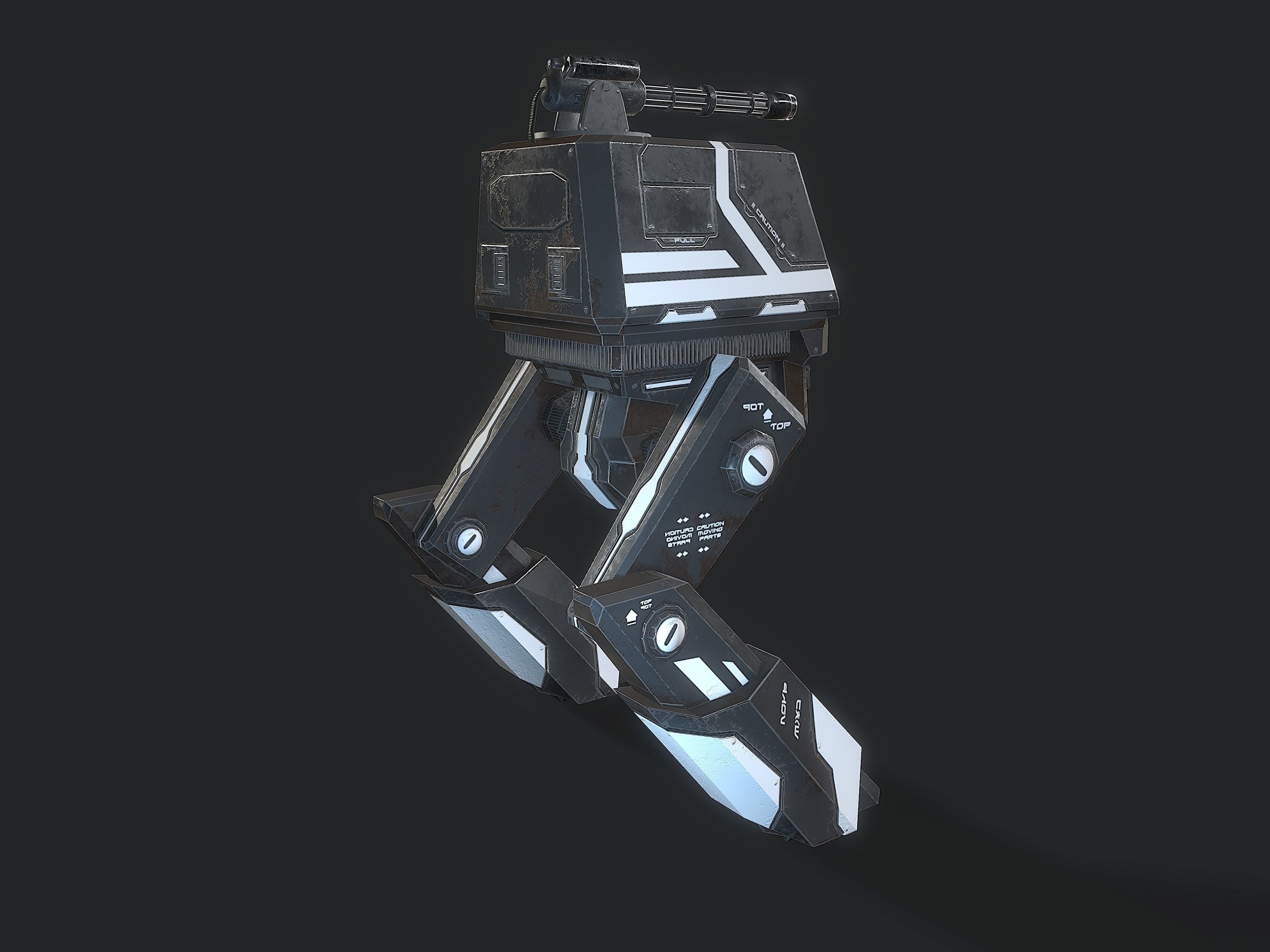 3D model Scout light Mech VR / AR / low-poly | CGTrader