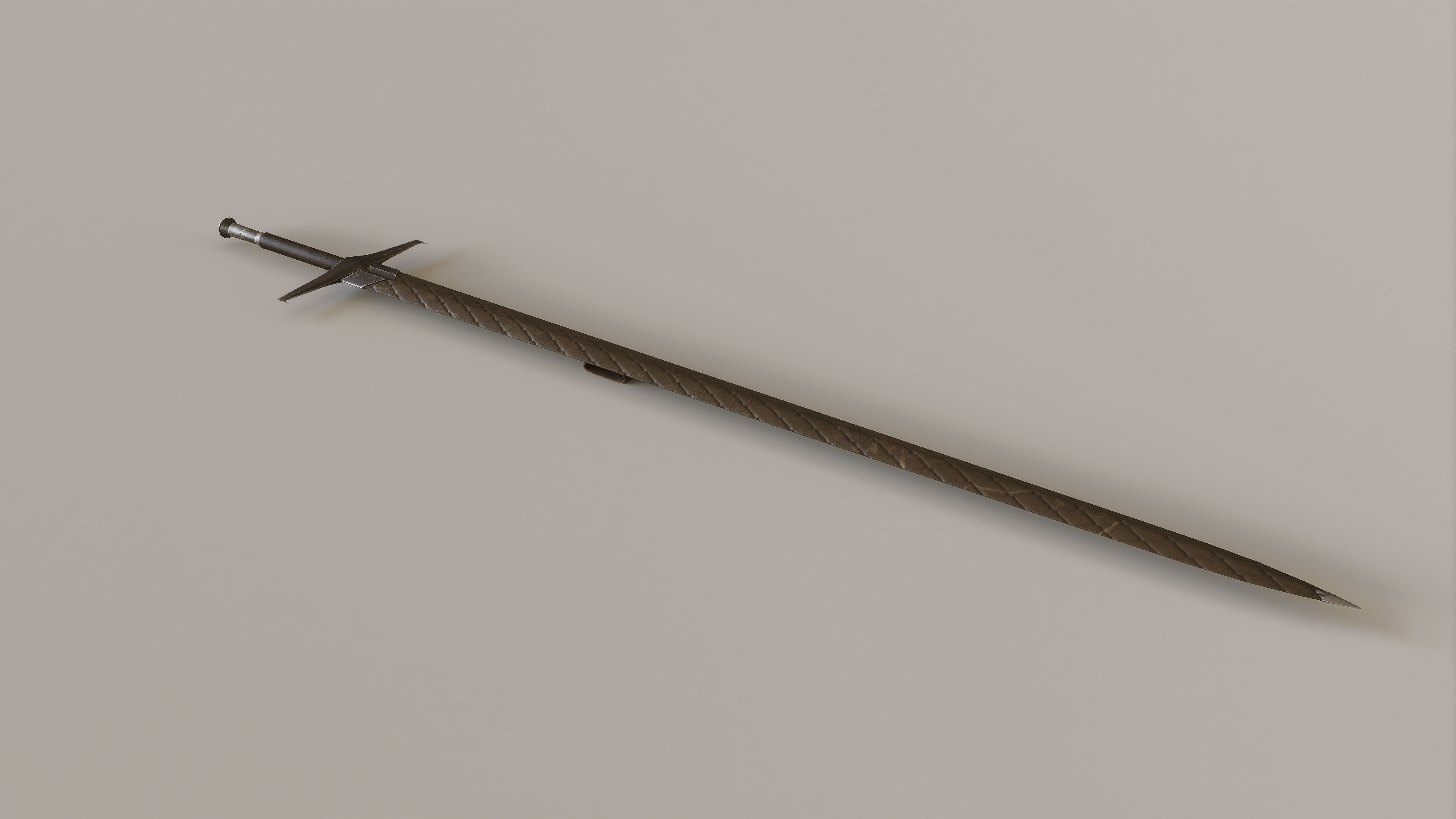 Damascus Claymore free VR / AR / low-poly 3D model | CGTrader