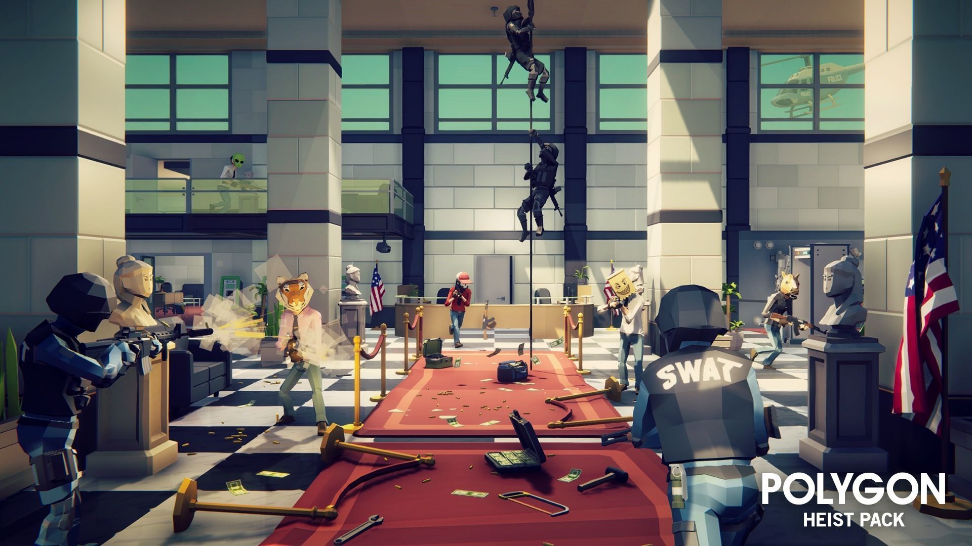 3D model POLYGON - Heist Pack VR / AR / low-poly rigged | CGTrader