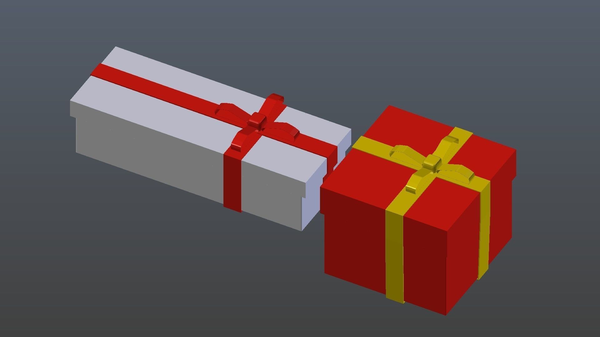 3D model Low poly Gifts Boxes 1 VR / AR / low-poly | CGTrader