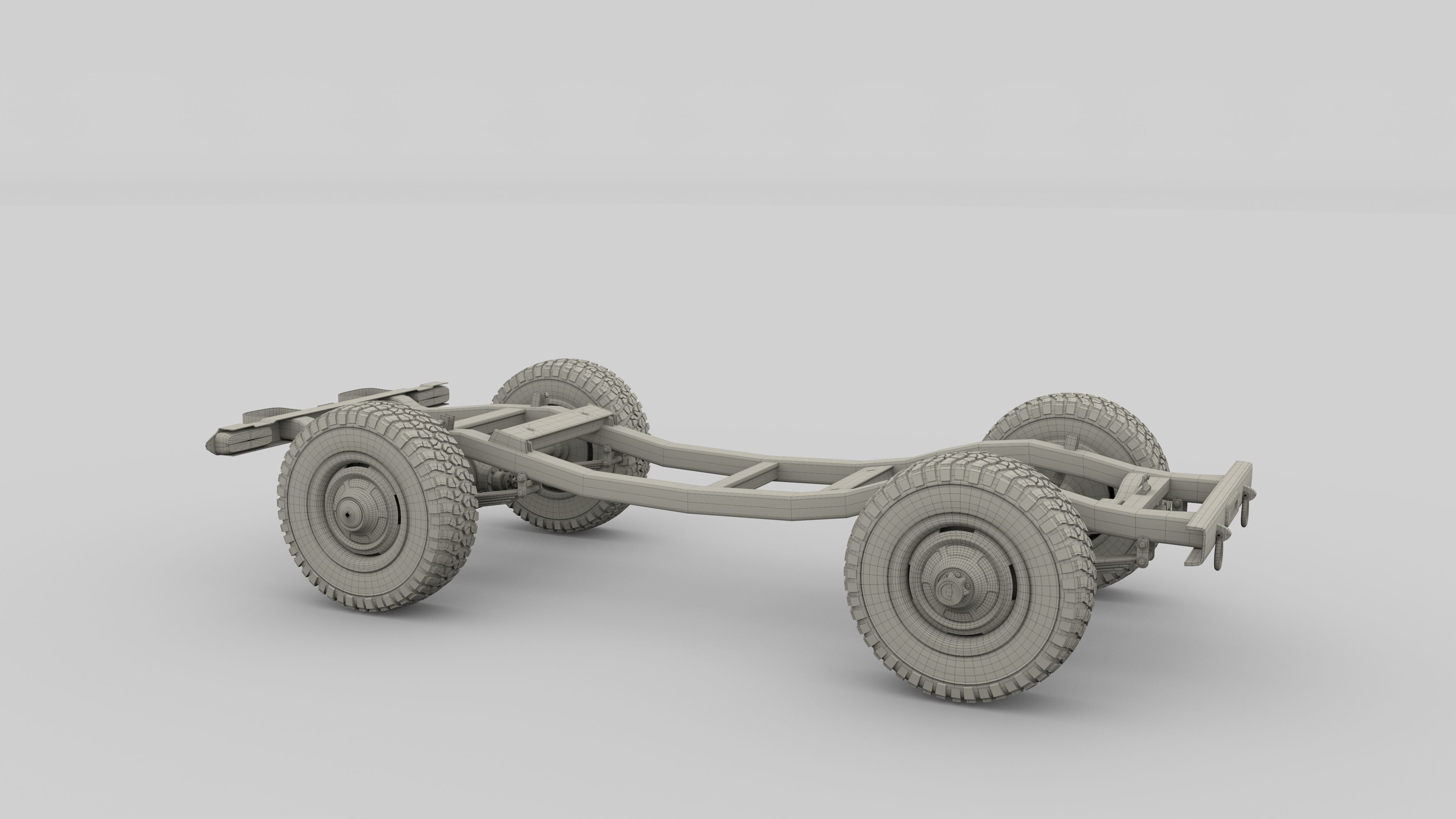 Offroad Vehicle Chassis 3D model | CGTrader
