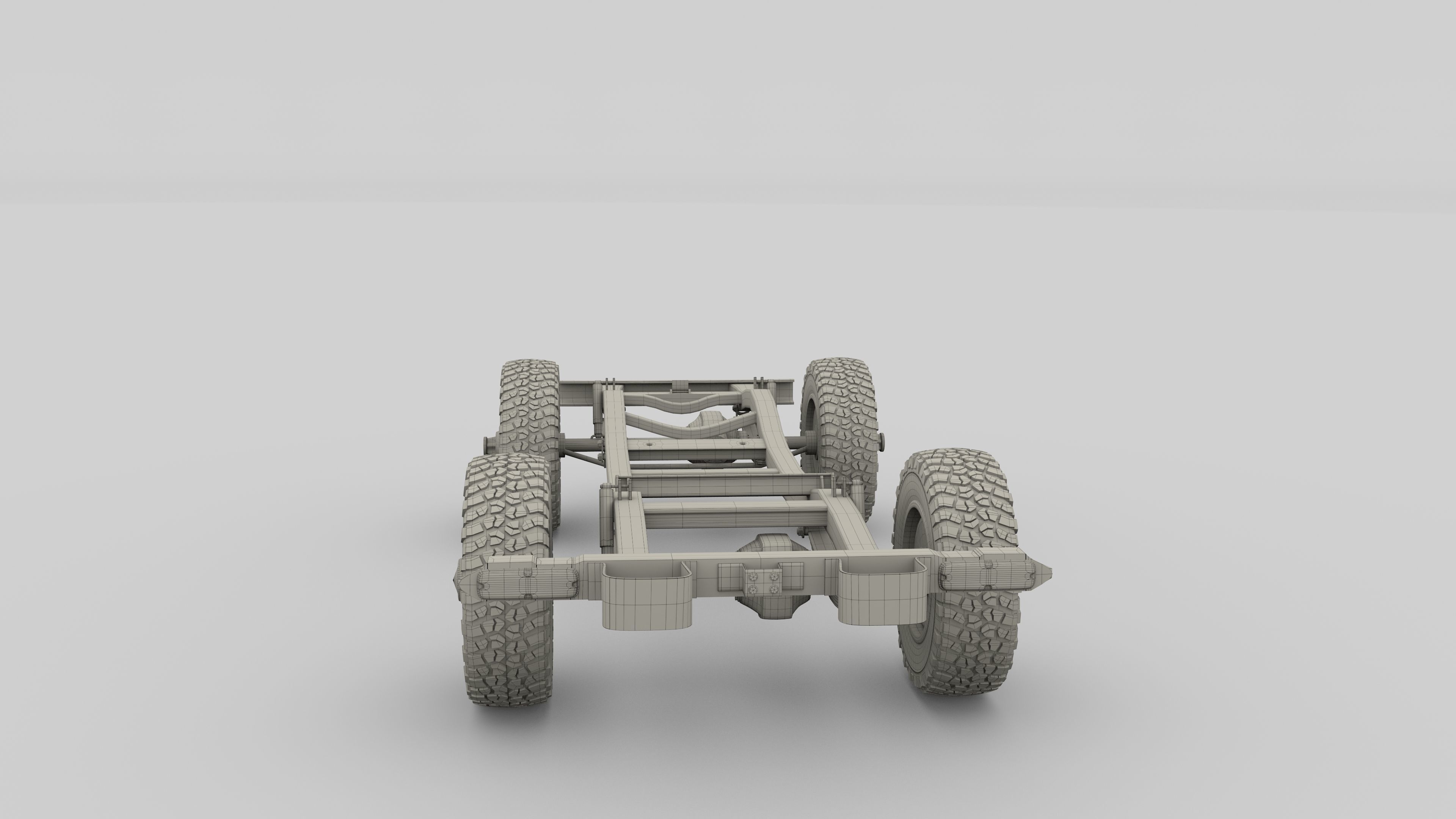 Offroad Vehicle Chassis 3D model | CGTrader