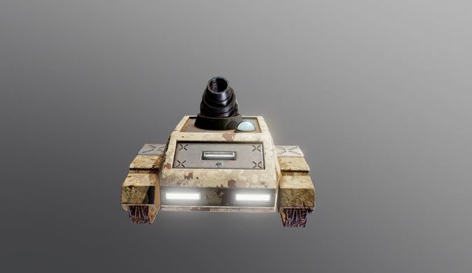 3D model Mortar Tank VR / AR / low-poly | CGTrader