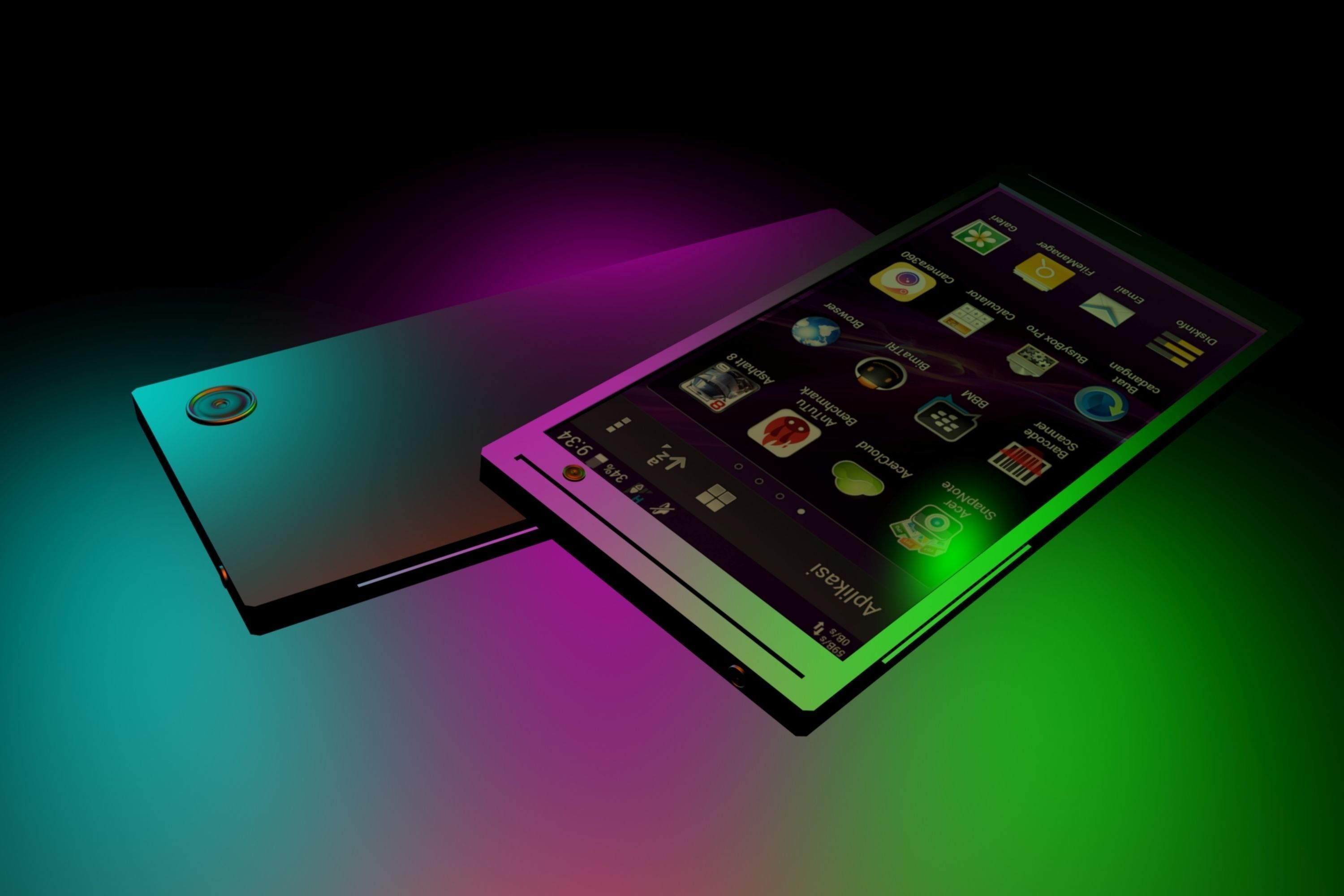 handphone smartphone lights free VR / AR / low-poly 3D model | CGTrader