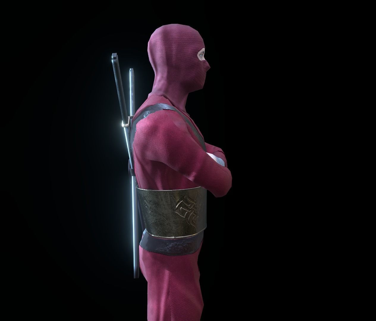 Low Poly Ninja Assassin Enemy free VR / AR / low-poly 3D model | CGTrader