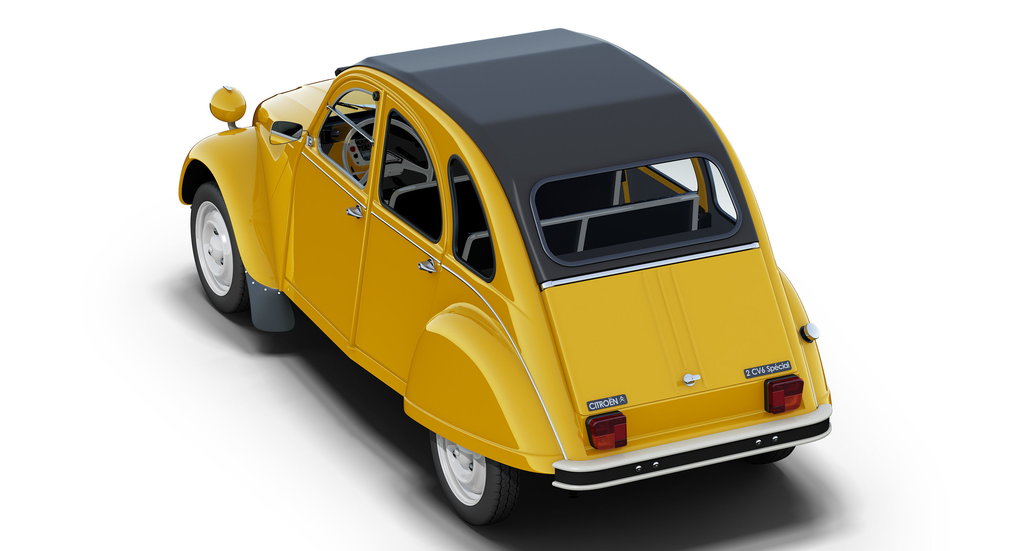 Citroen 2CV 3D model | CGTrader