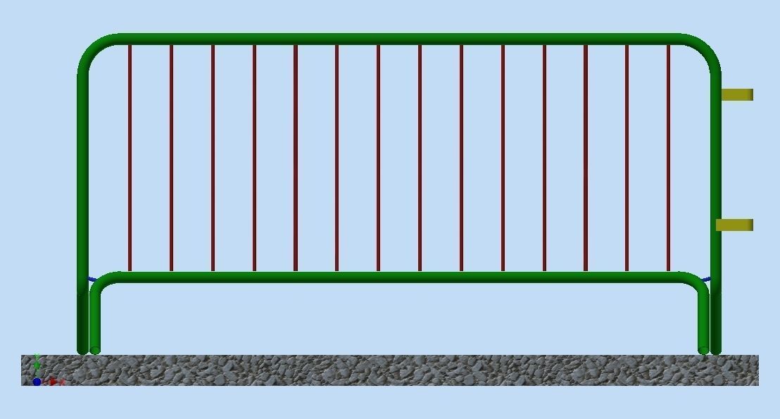 Protection Fence free 3D model | CGTrader