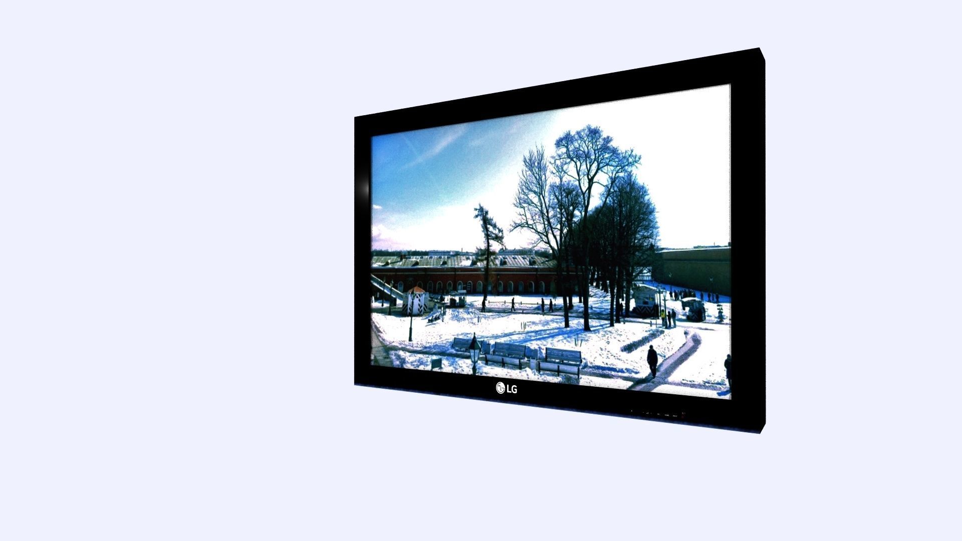 LG TV free 3D model | CGTrader