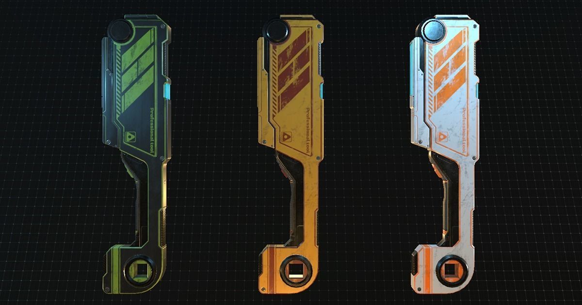 Sci-Fi Scanner 3D model realtime | CGTrader