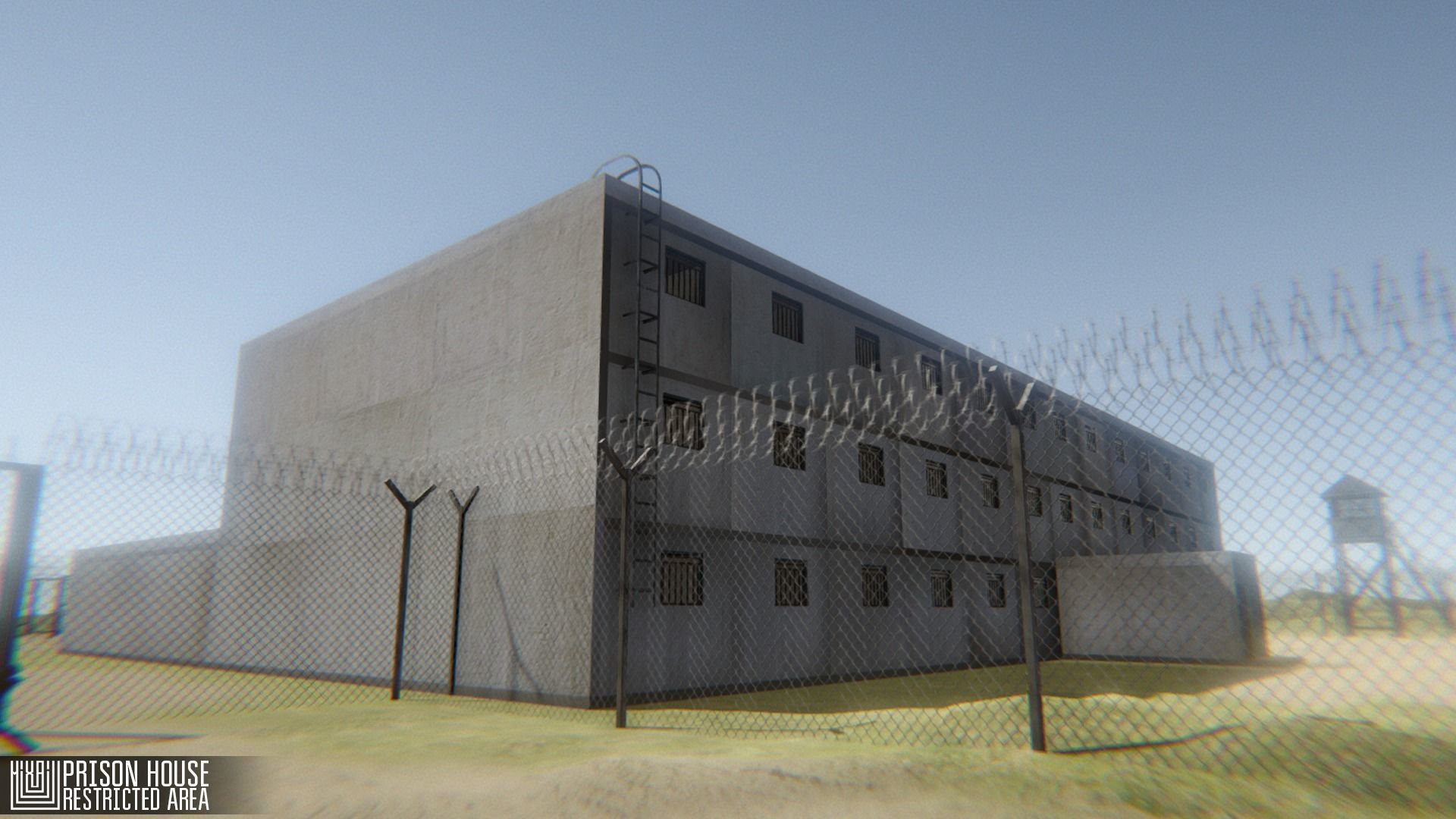 Prison house - restricted area 3D model | CGTrader