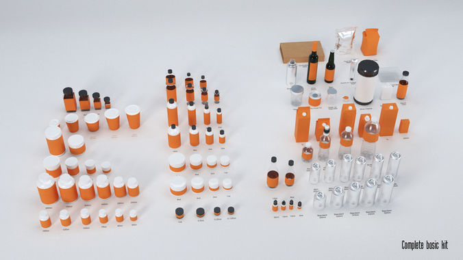 3D model Introductory Kit for Presentation of Products VR / AR / low ...