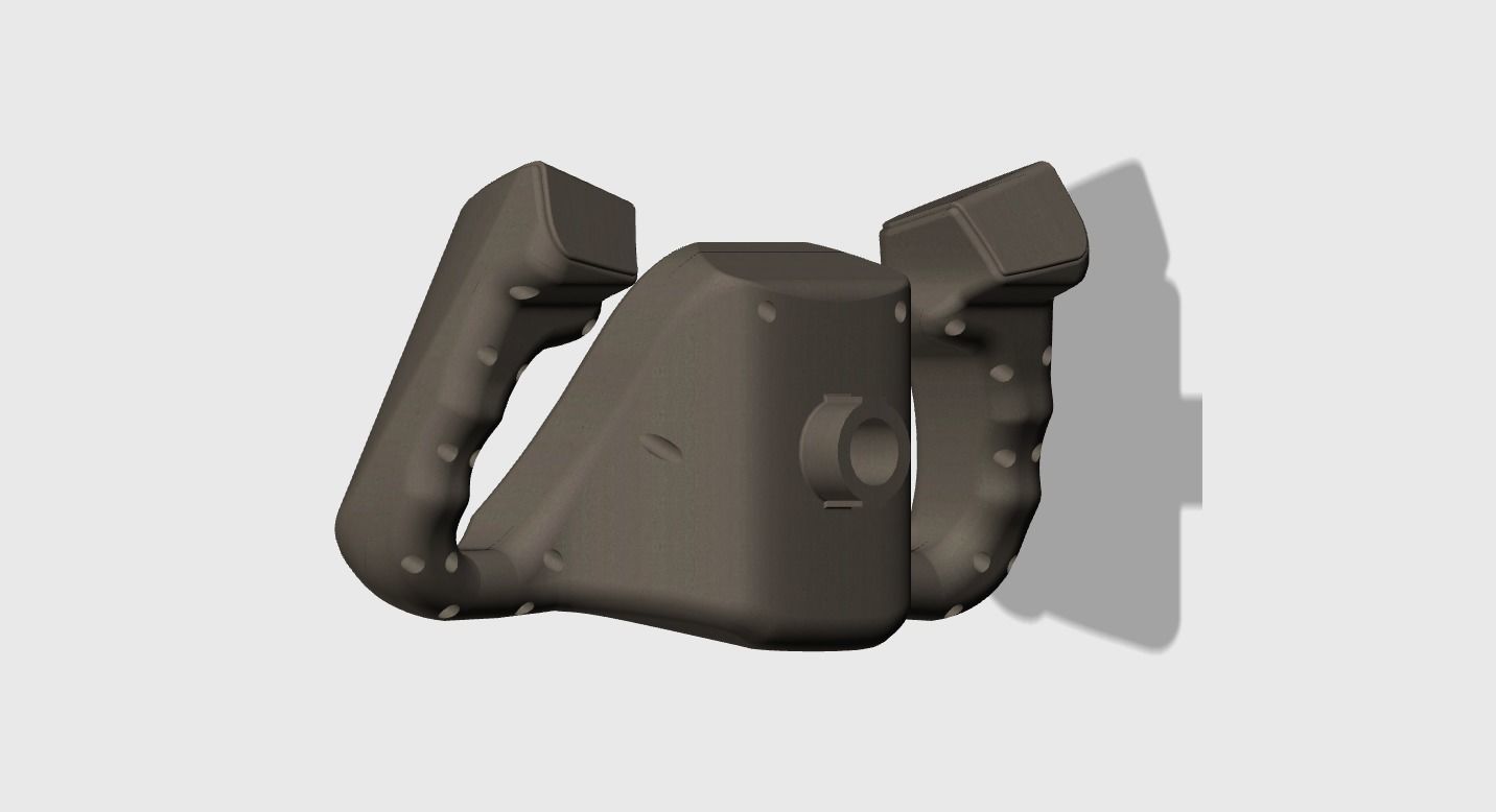 Beechcraft Style Aircraft Yoke Version 3 3D model 3D printable | CGTrader