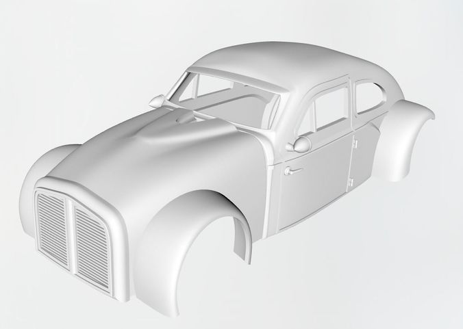50s fastback 3D model 3D printable | CGTrader