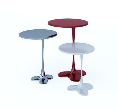 Fluid table painted table contemporary liquid table desk free 3D model ...