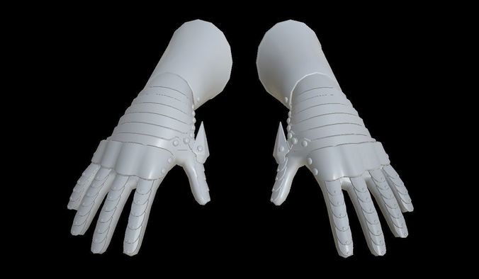 HIE Clean Hand Armor D180423 3D model | CGTrader
