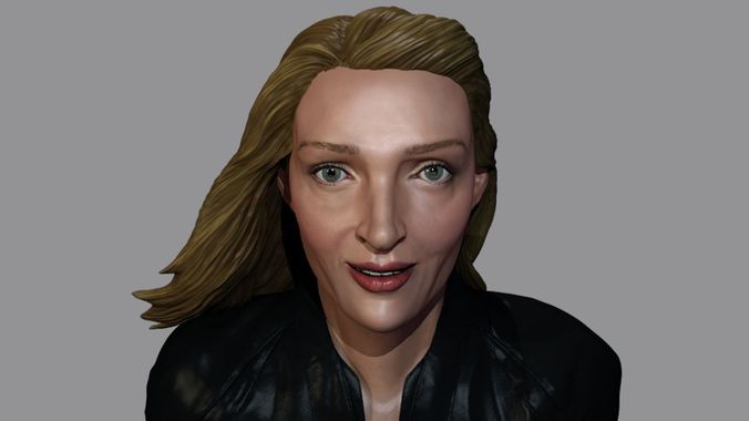 Uma Thurman Model 3D model | CGTrader
