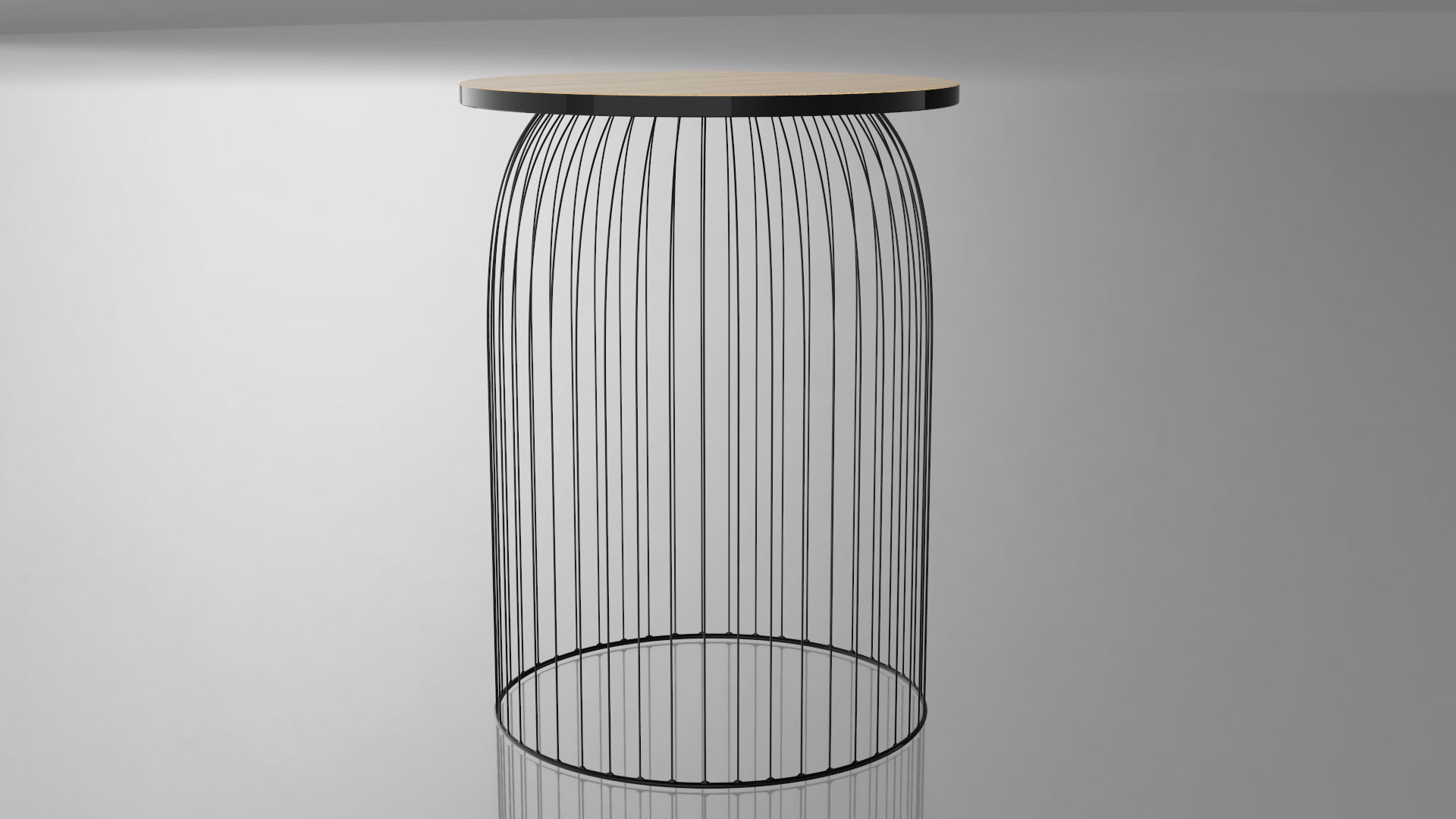 Bird Cage Stool 3D model | CGTrader