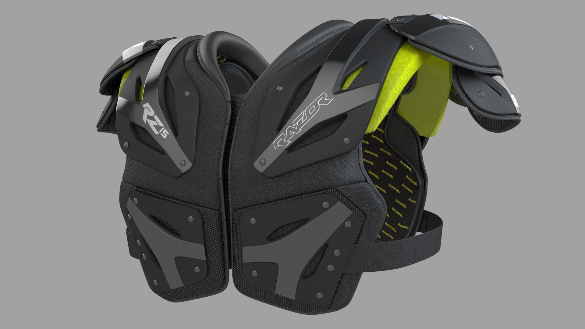 Football Shoulder Pad 3D model | CGTrader