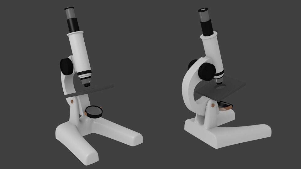 3D Microscope microscopio | CGTrader