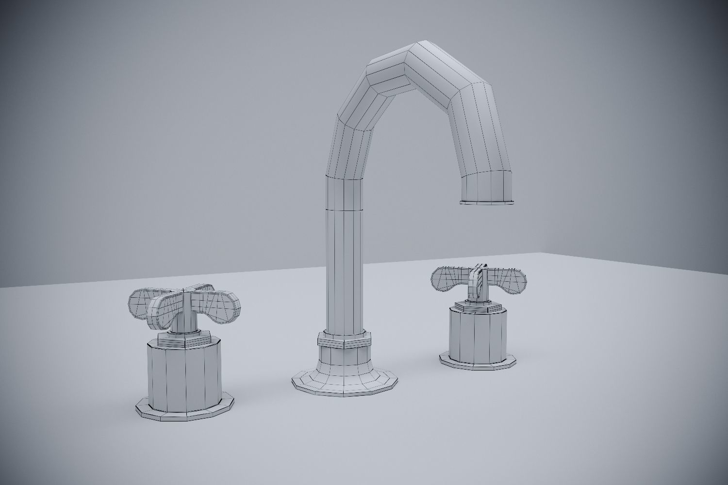 Waterworks vanity faucet Henry 3D model | CGTrader