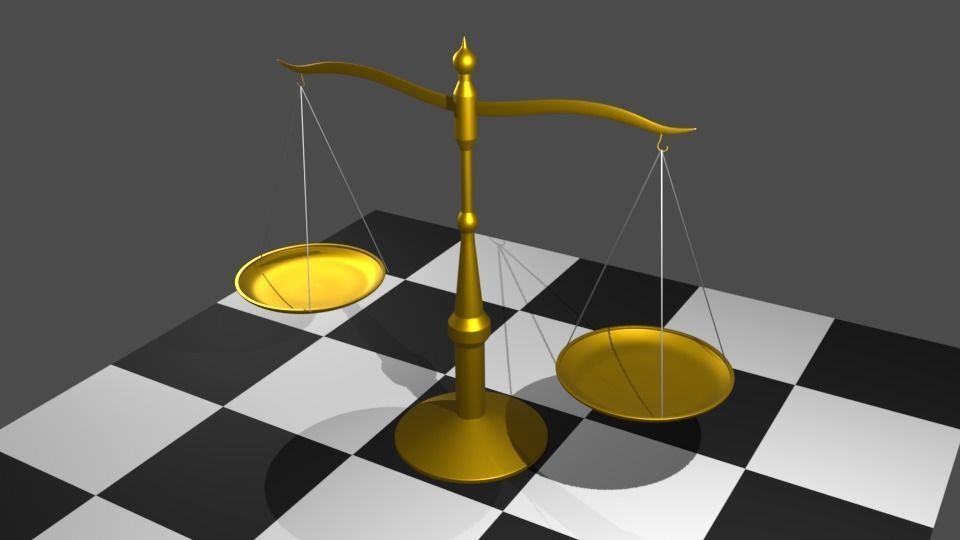 3D Balance pesar | CGTrader