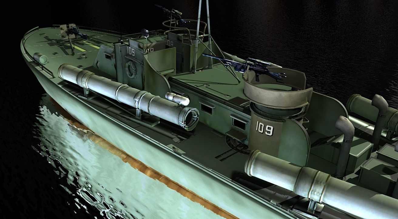 PT-109 3D model 3DS SKP