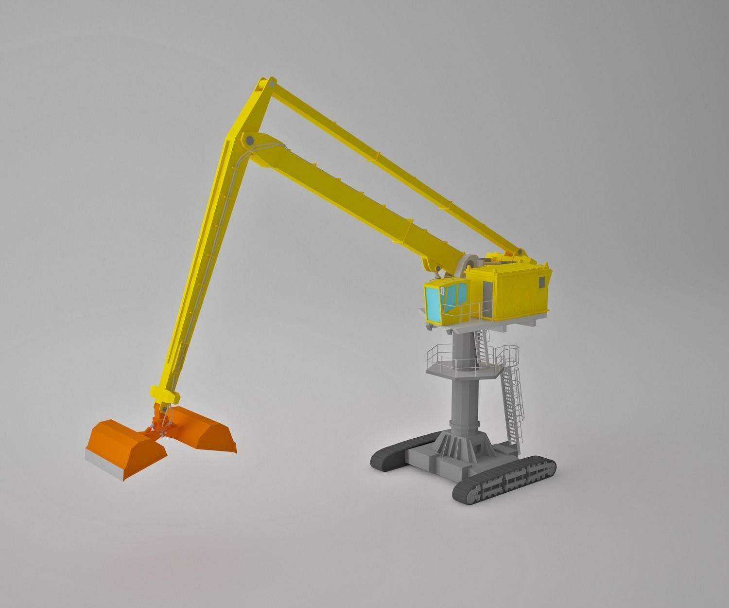3D model Crane the Sennebogen 8130 E VR / AR / low-poly | CGTrader