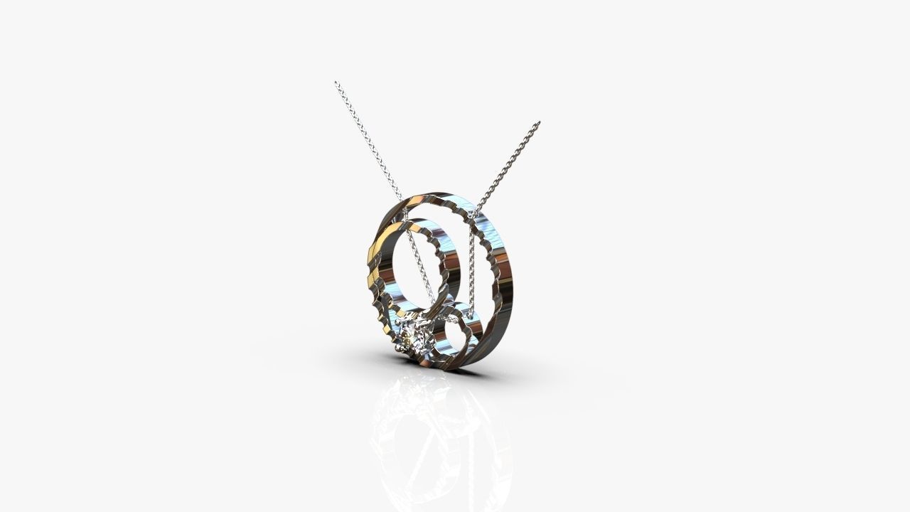 Modern pendant 3D model 3D printable | CGTrader