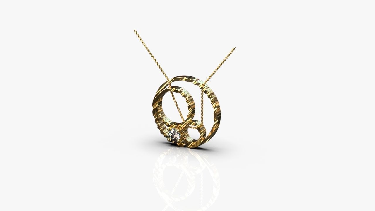 Modern pendant 3D model 3D printable | CGTrader