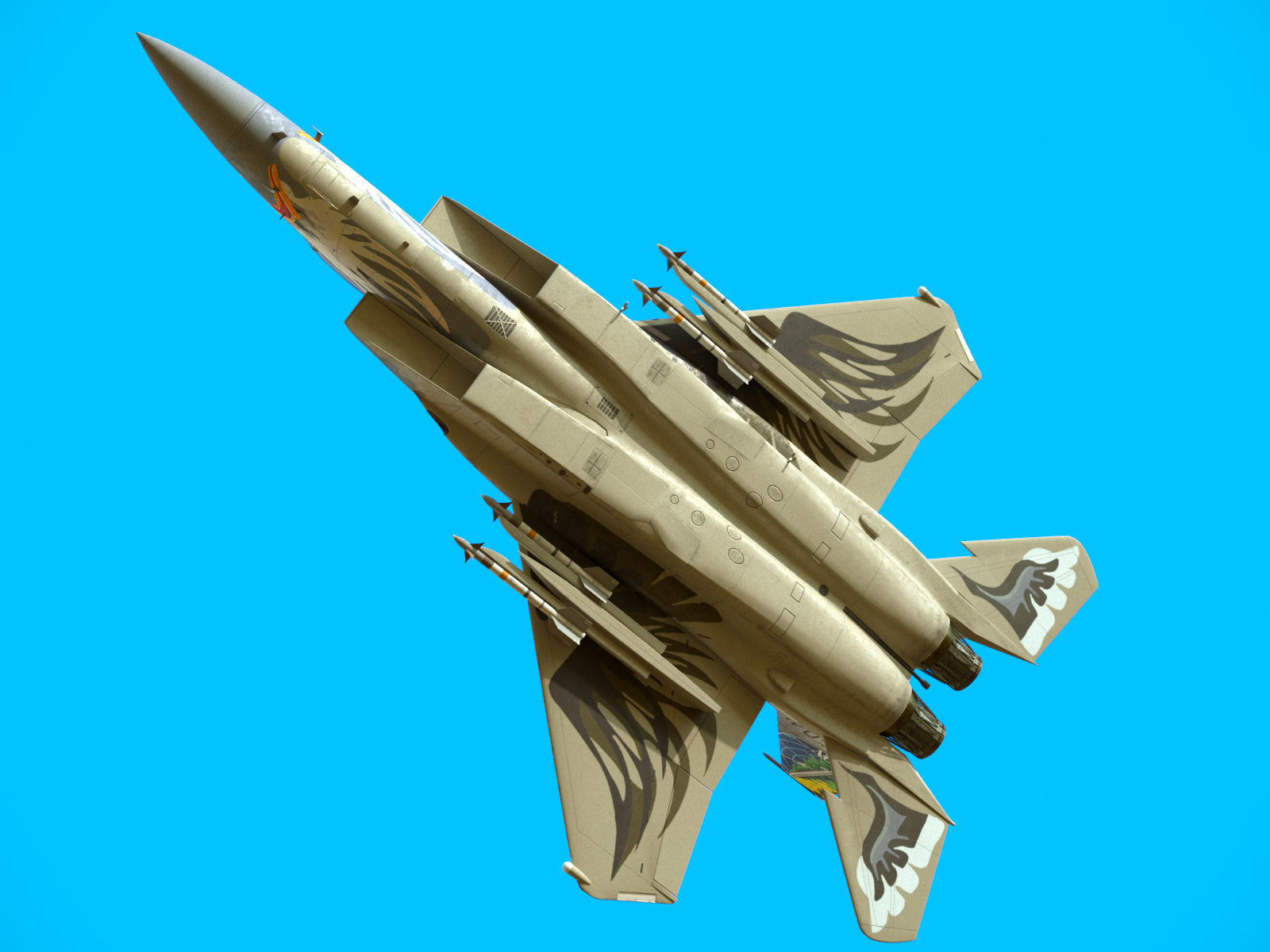 McDonnell Douglas F-15C Eagle Oregon Ang 75th Anniversary 3D model ...