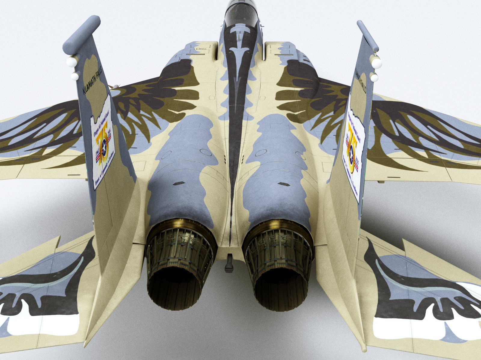 McDonnell Douglas F-15C Eagle Oregon Ang 75th Anniversary 3D model ...