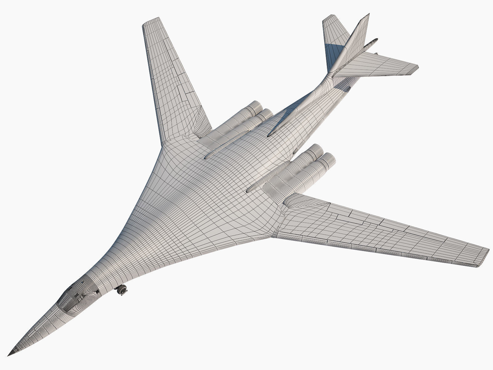Tupolev Tu 160 Russian Strategic Bomber 3D model | CGTrader