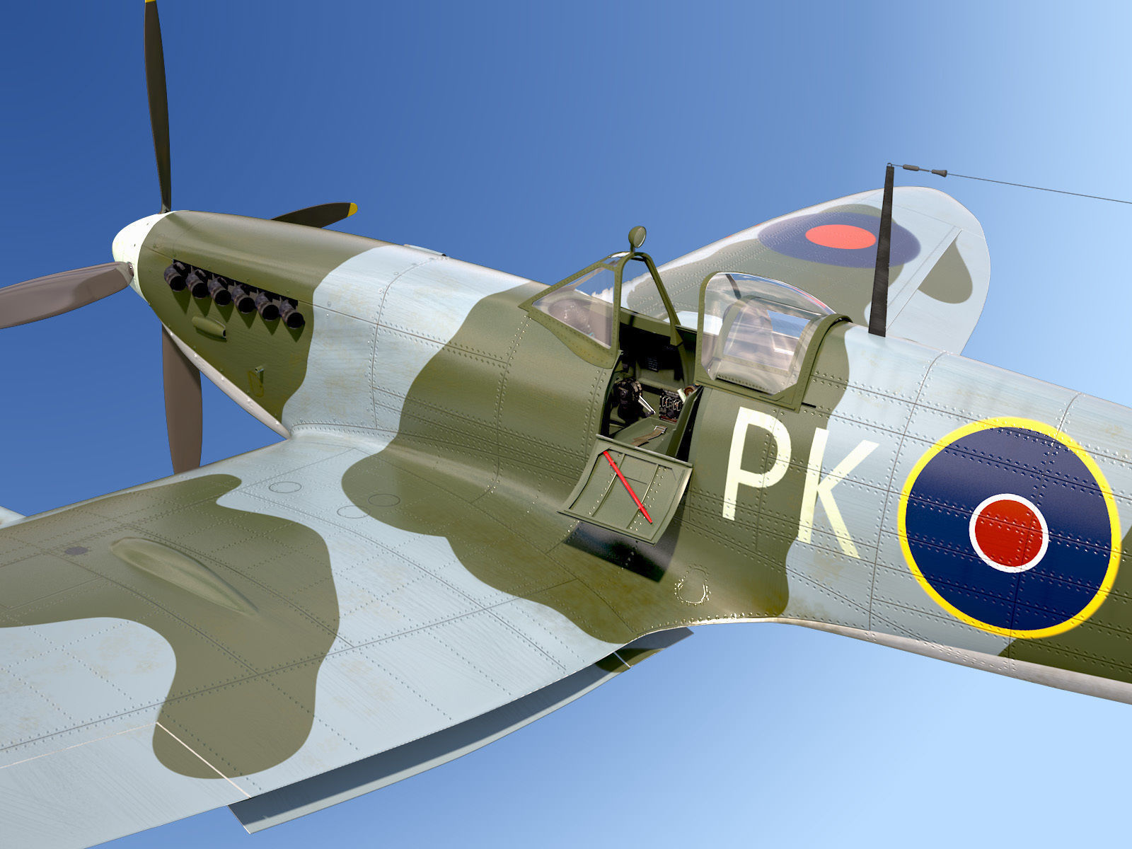 Supermarine Spitfire 3D model | CGTrader