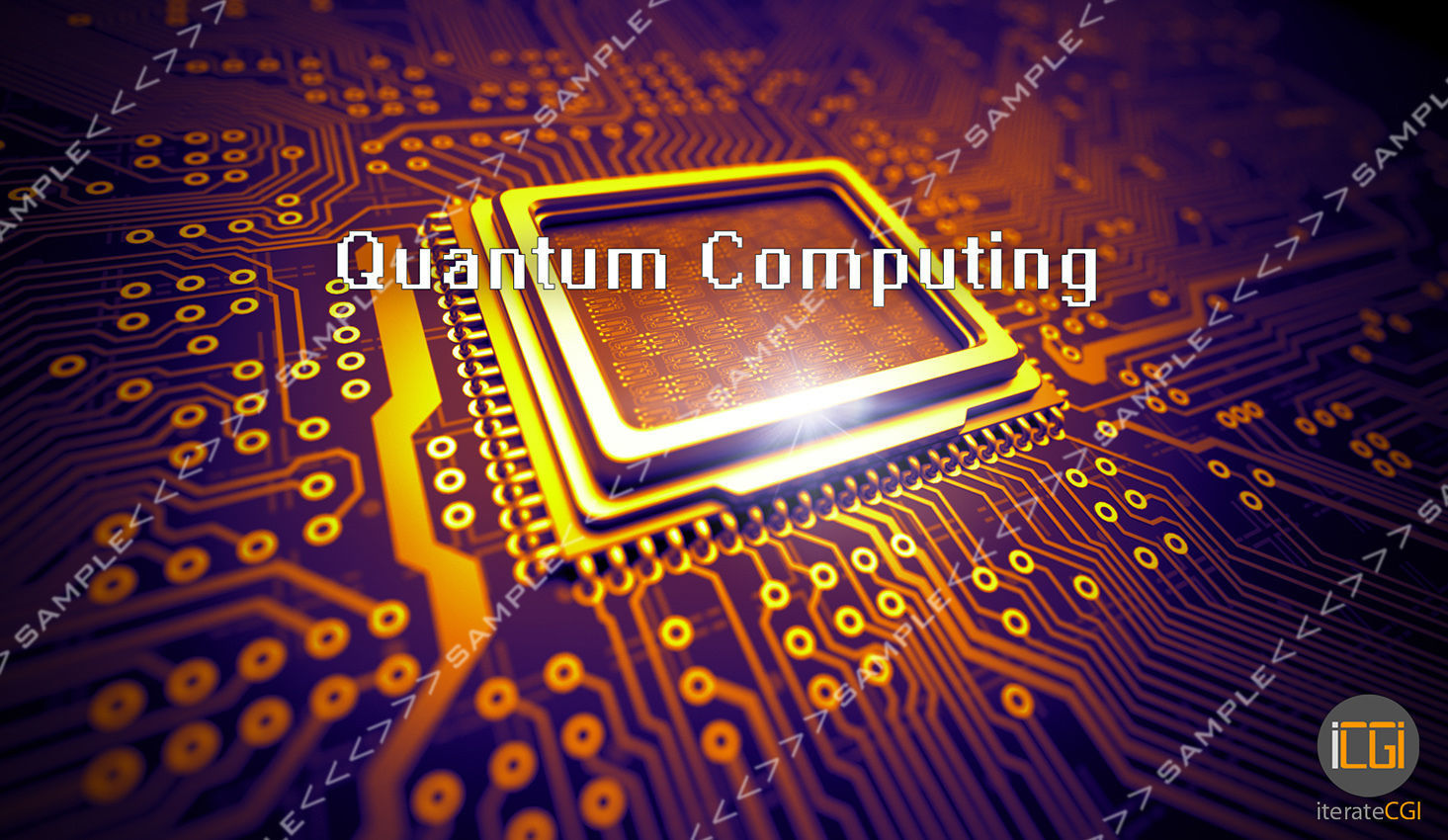 Quantum processor 3D model | CGTrader