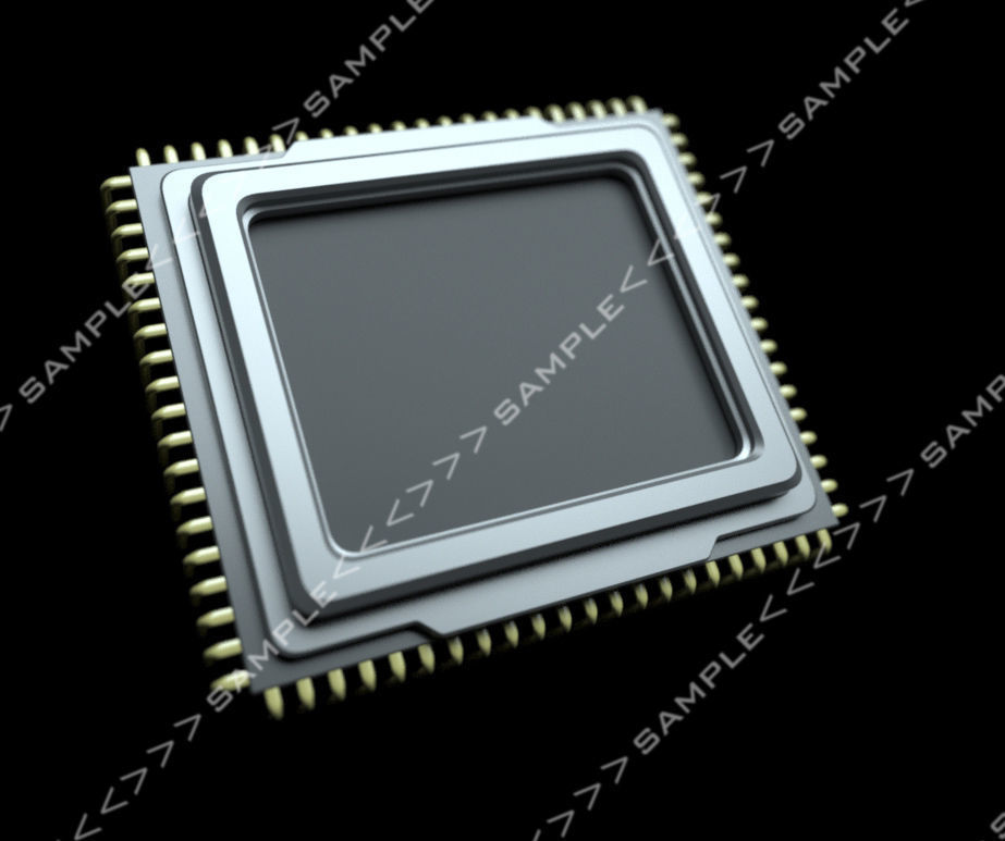Quantum processor 3D model | CGTrader