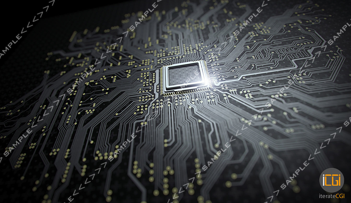 Quantum processor 3D model | CGTrader