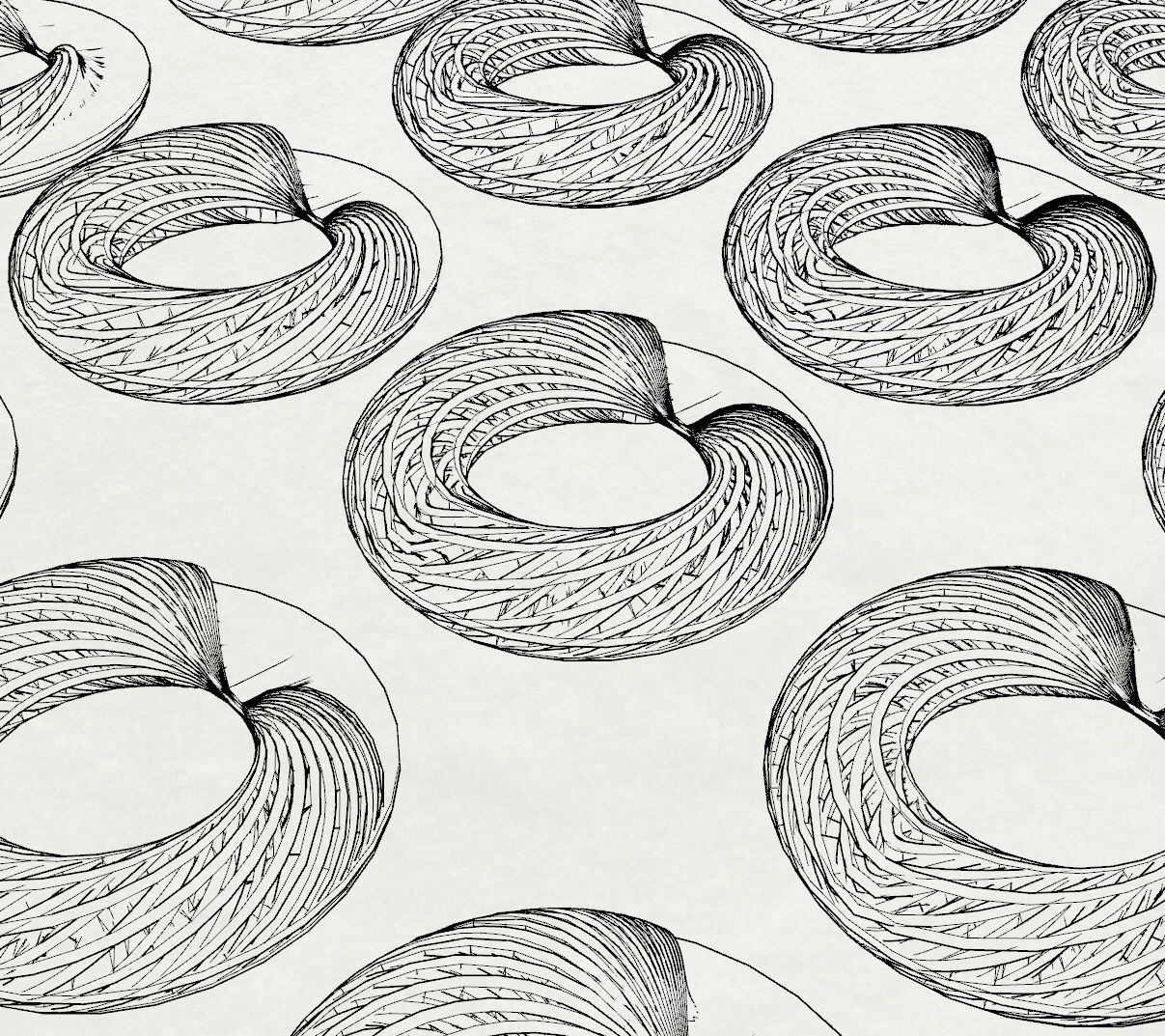 Mobius Rings 3D model 3D printable | CGTrader