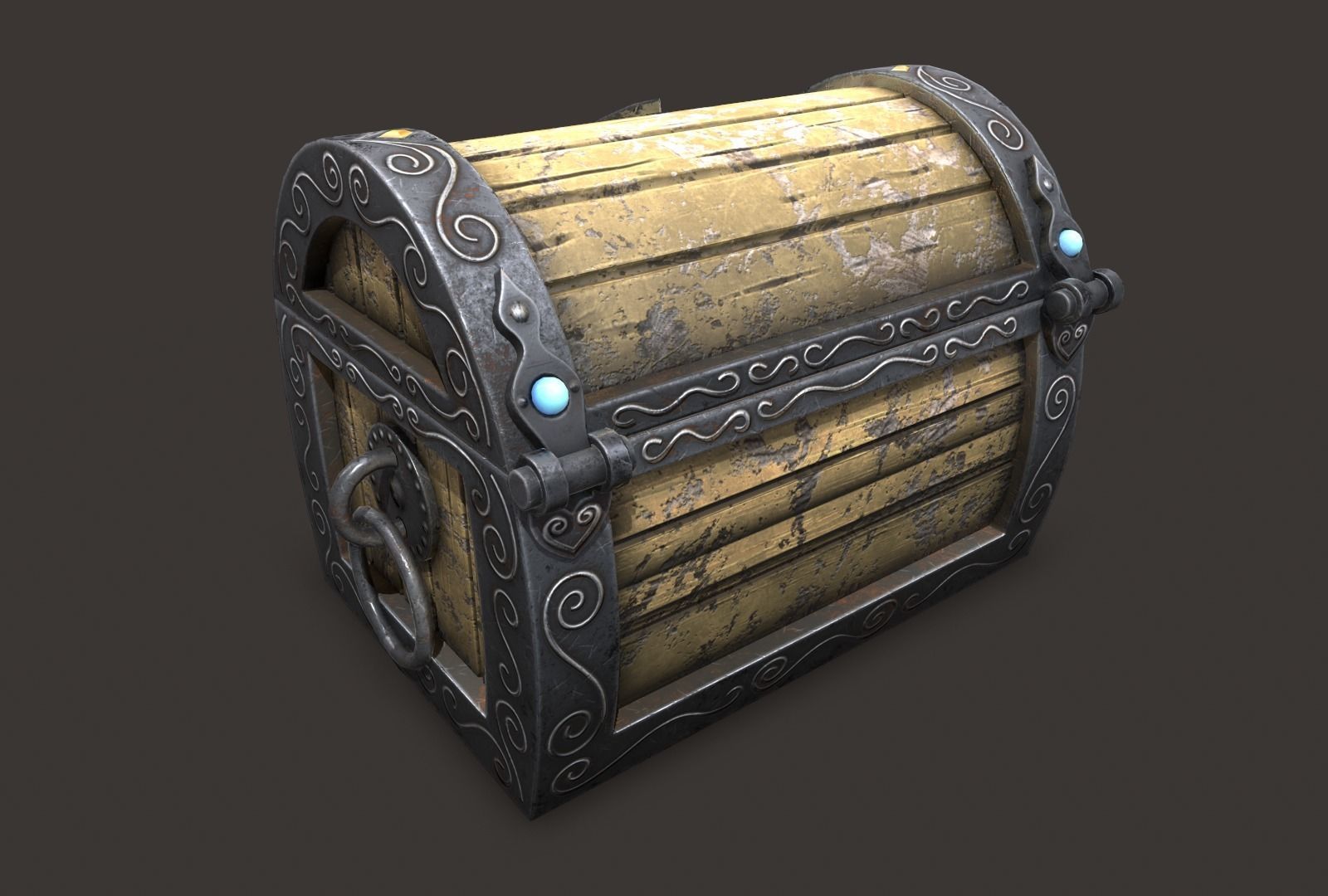 3D model magic chest VR / AR / low-poly | CGTrader