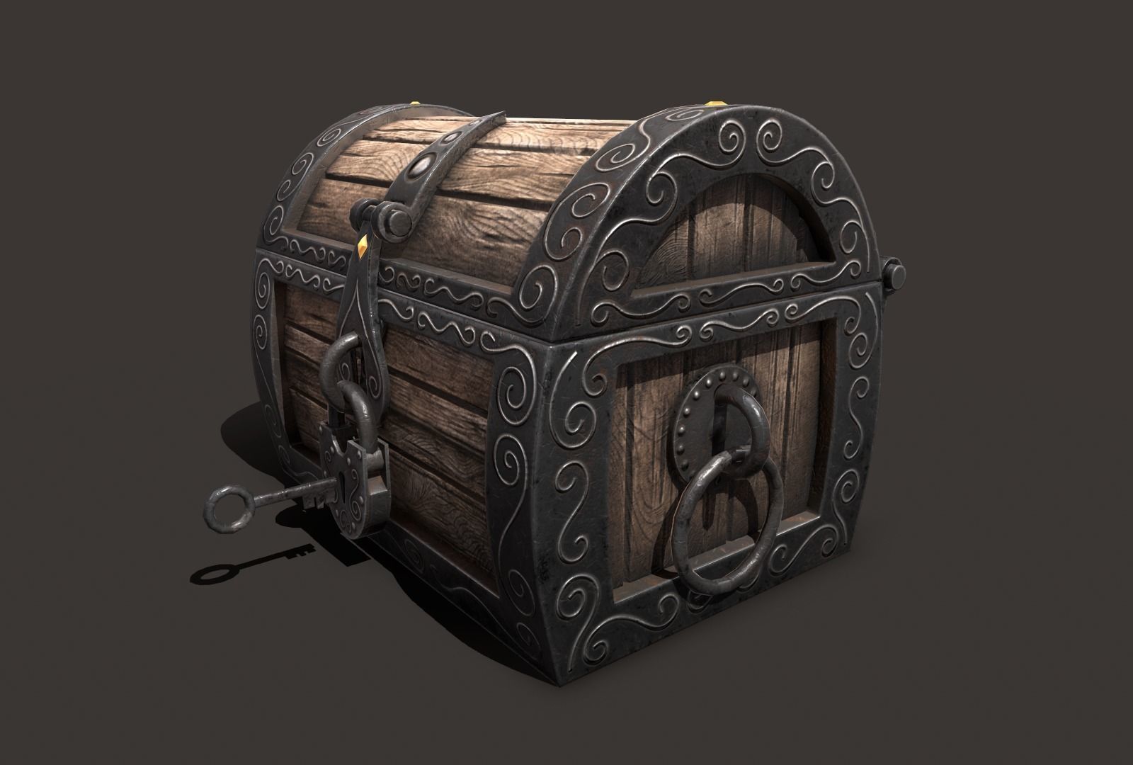 3D model magic chest VR / AR / low-poly | CGTrader